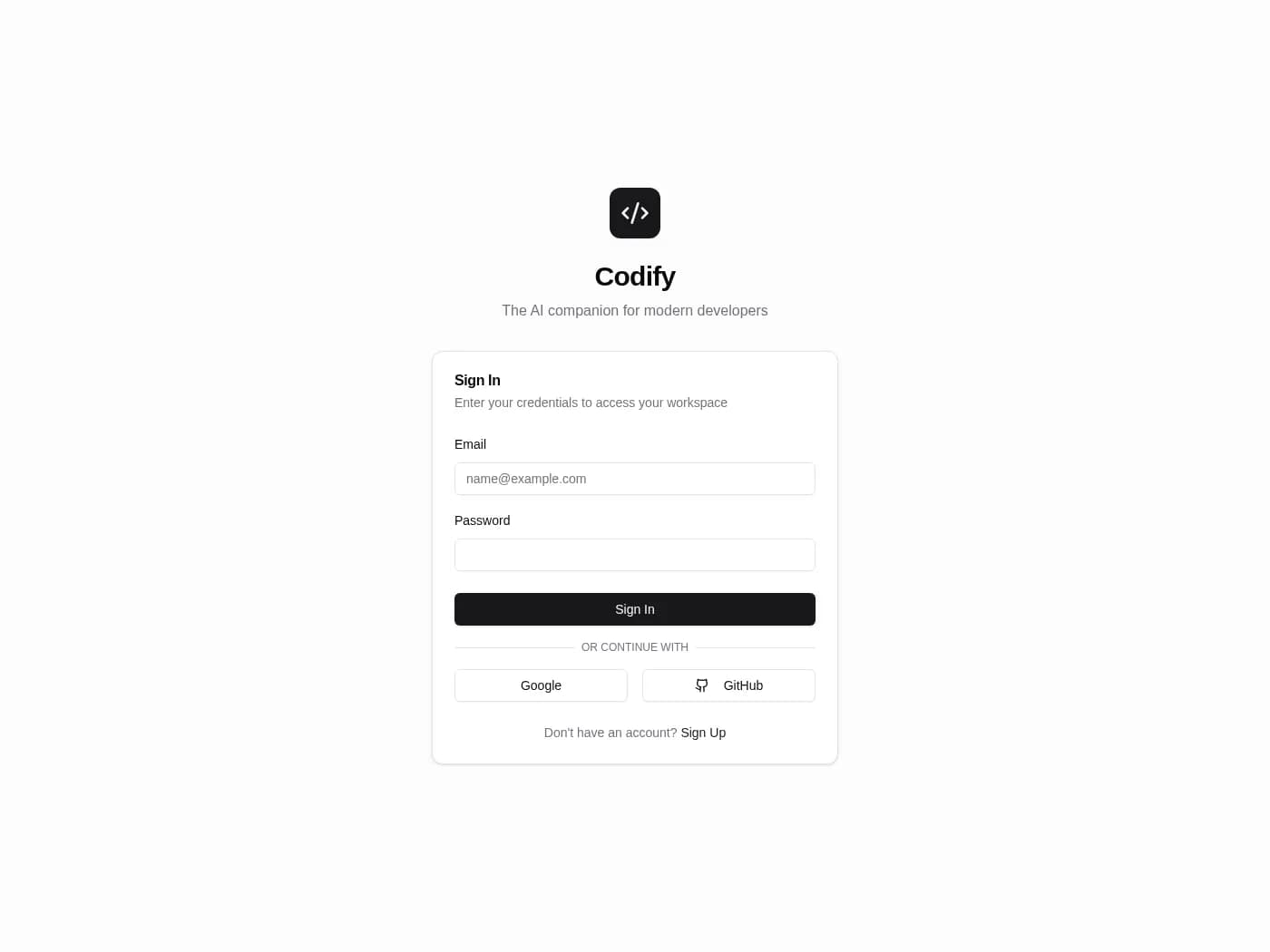 Codify: AI Coding Assistant