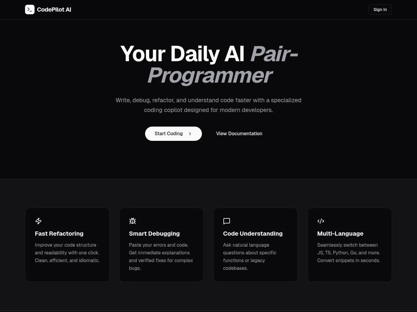 CodePilot AI Assistant