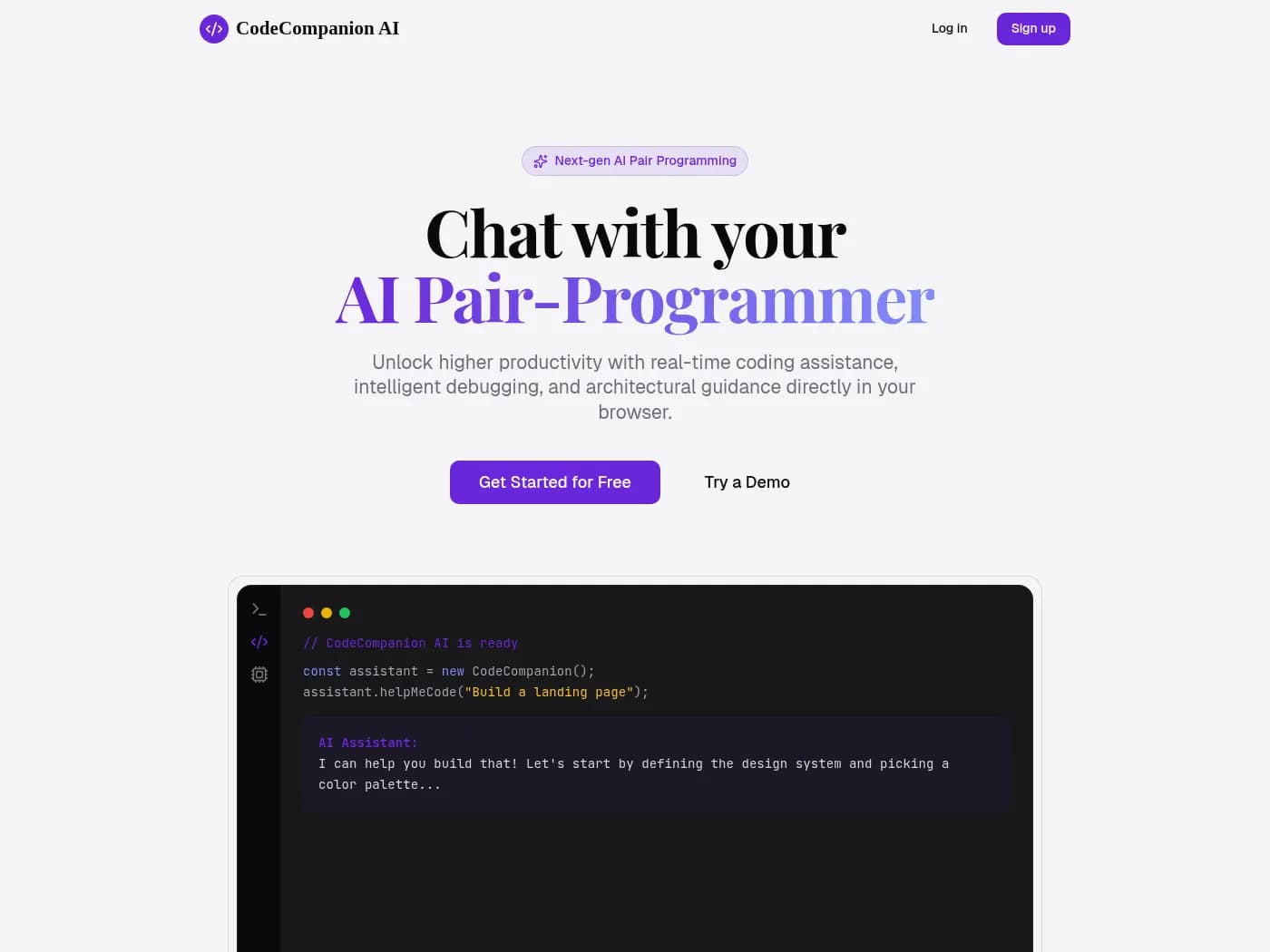 CodeCompanion AI