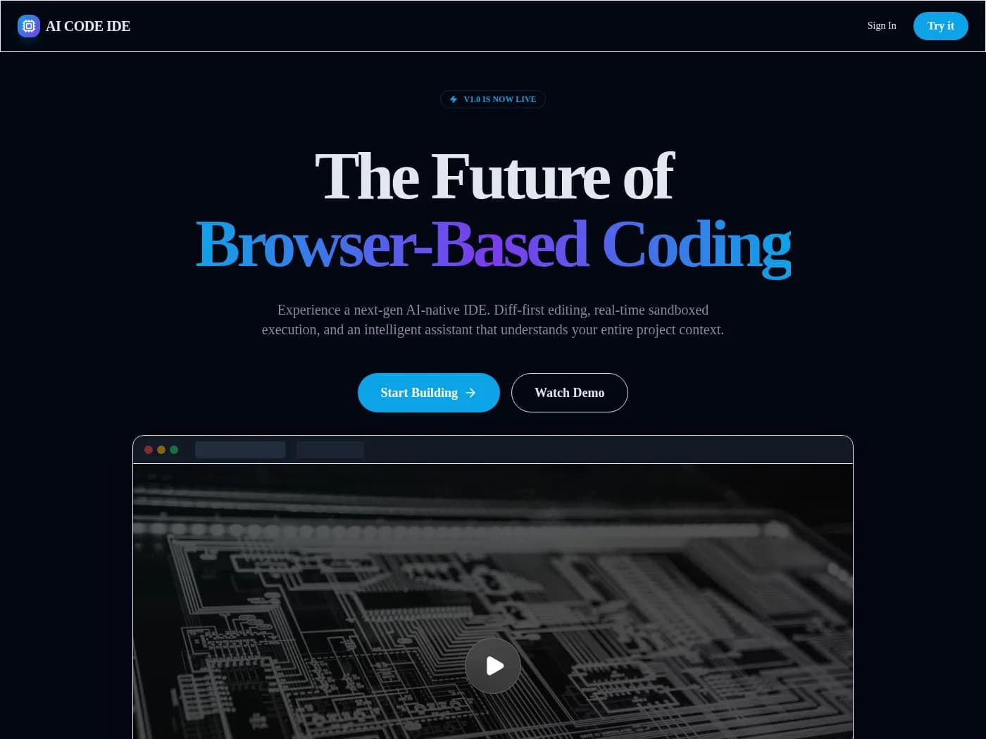 AI Code Assistant IDE