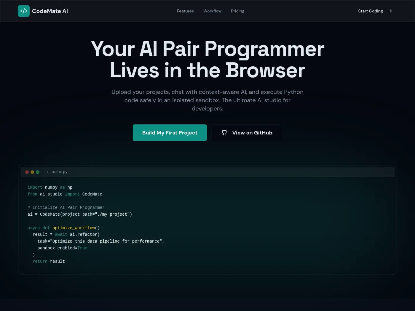 CodeMate AI Studio