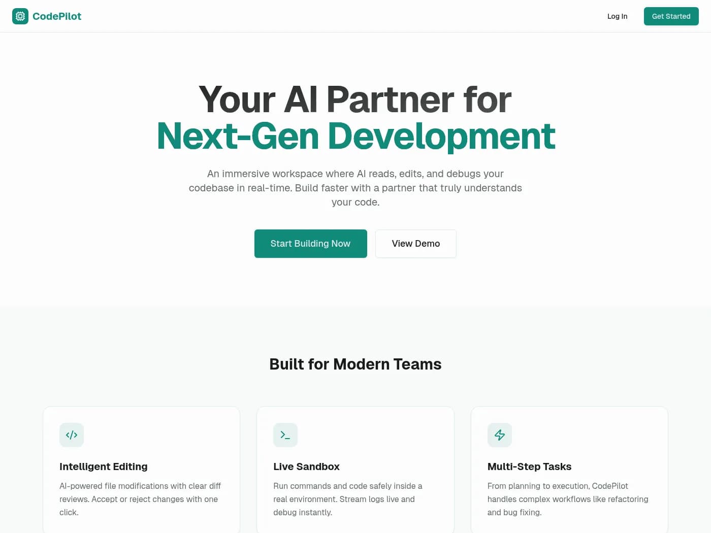 CodePilot AI Workspace