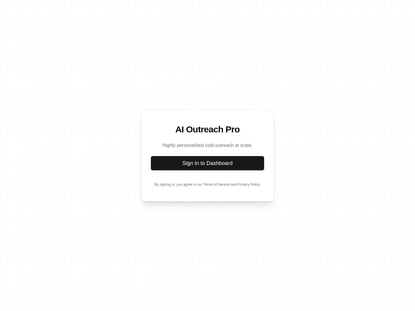AI Outreach Pro