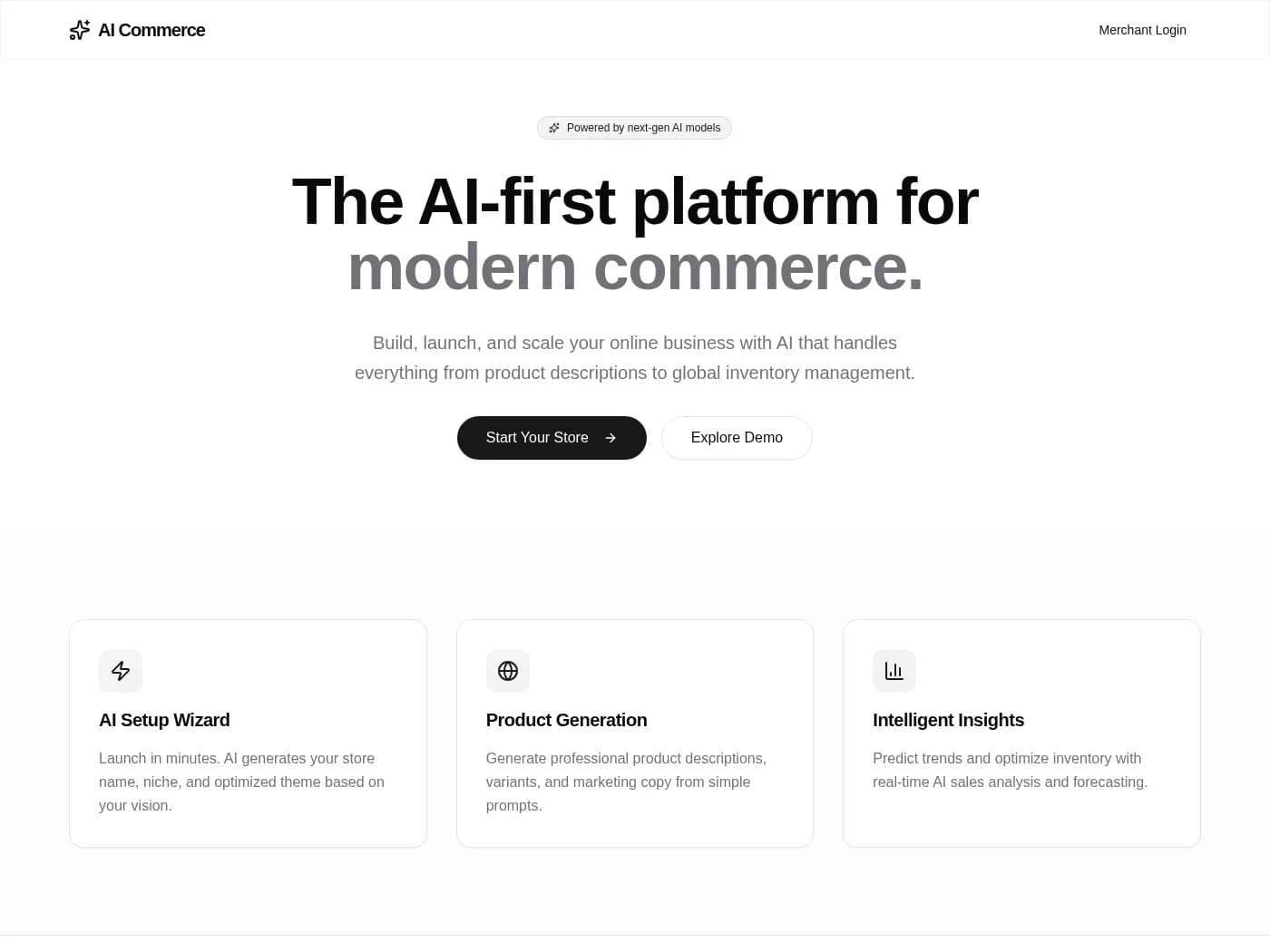 AIPowered CommerceSuite