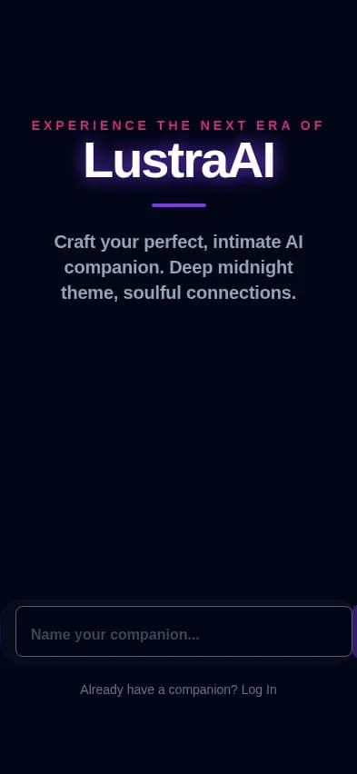 Intimate AI Companion Builder