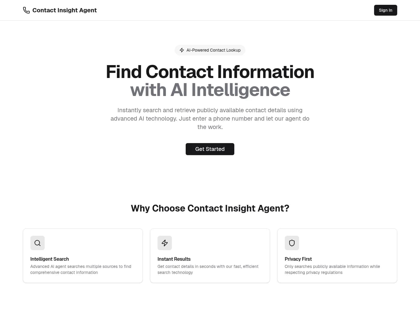 Contact Insight Agent