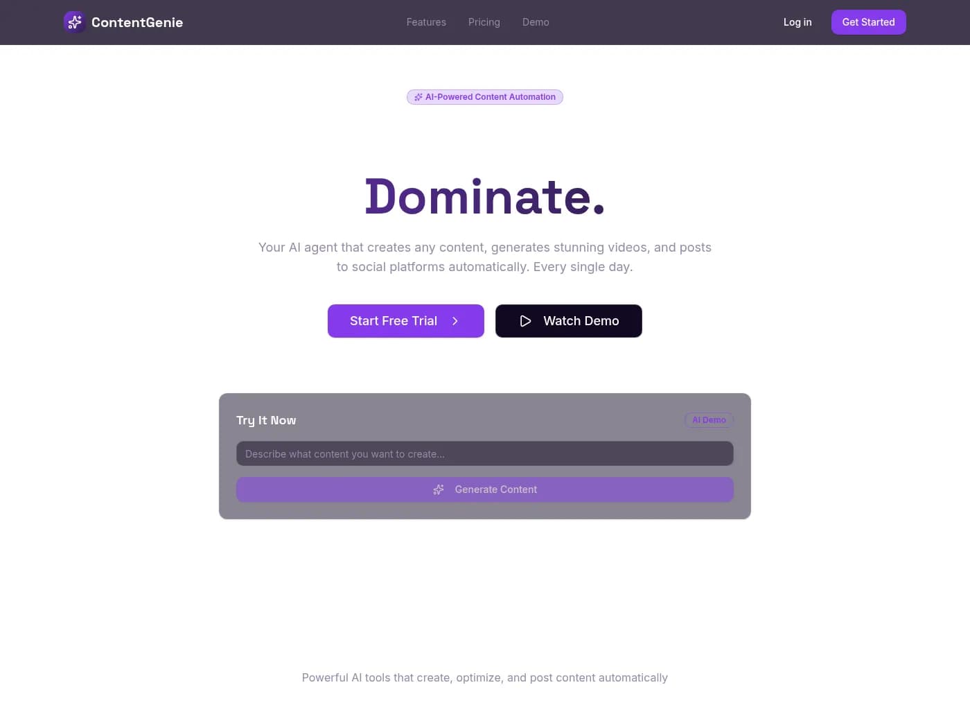ContentGenie AI Agent