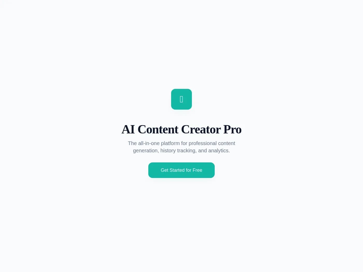 AI Content Creator Pro