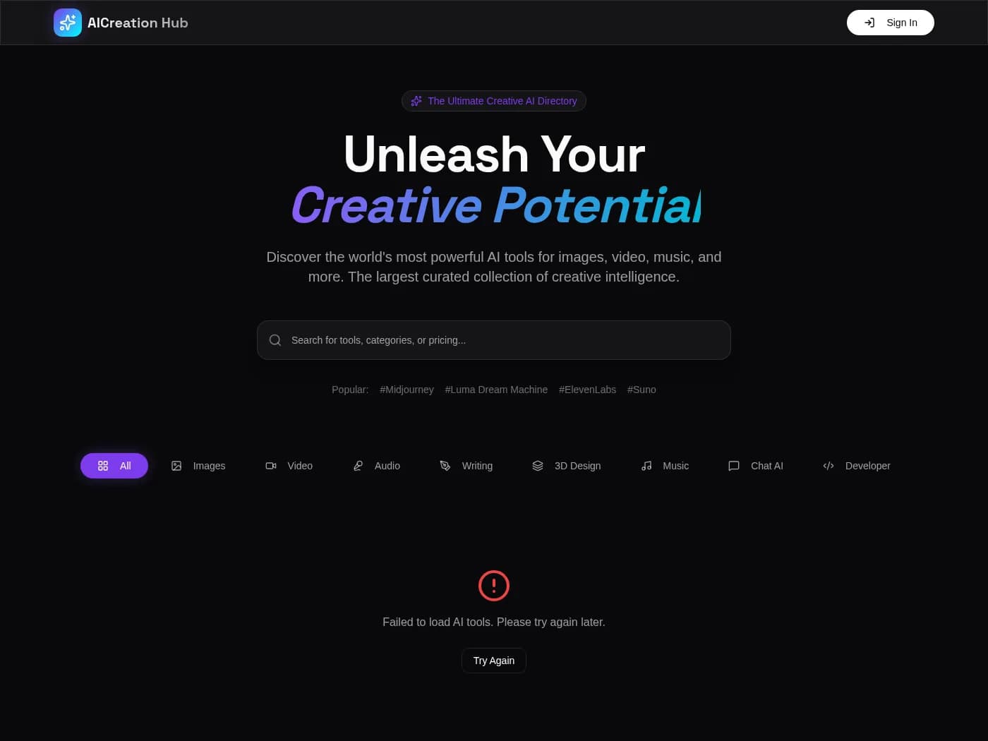 AI Creation Hub