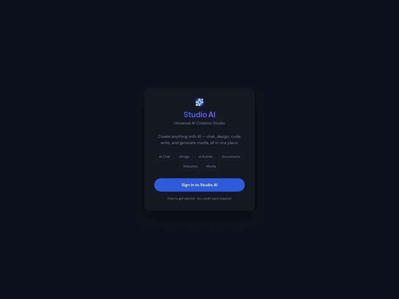 Universal AI Creation Studio
