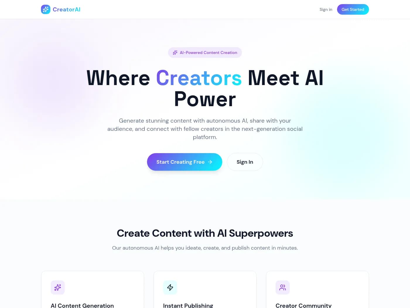 AI Creator Network