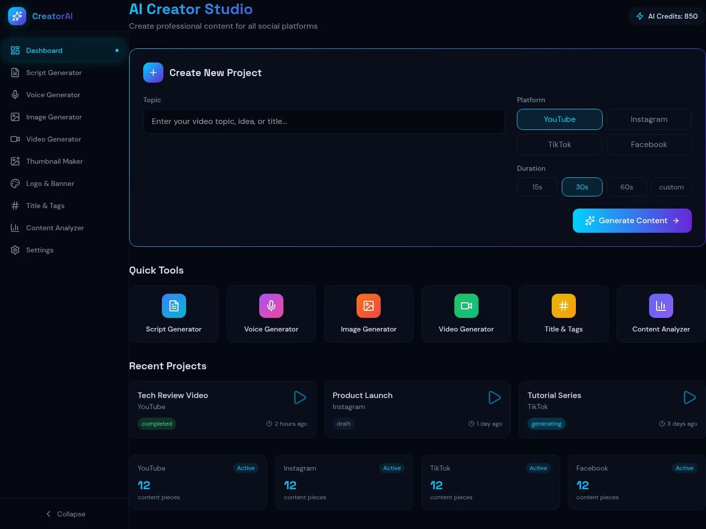 CreatorAI Studio