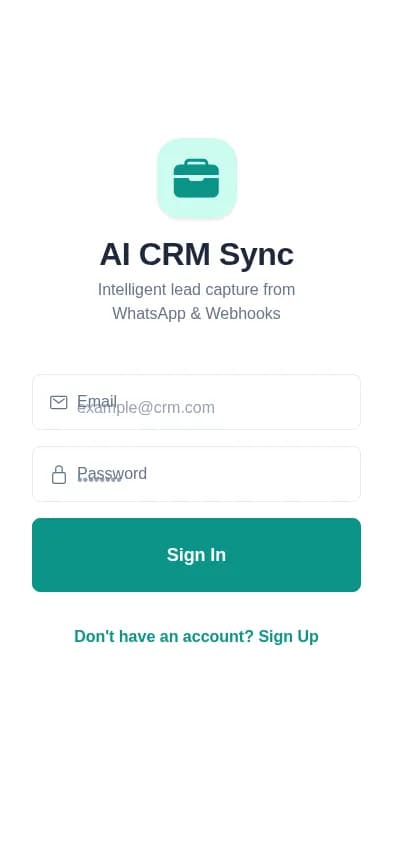 AI-Driven CRM Sync