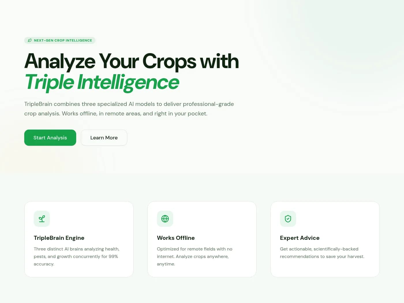 TripleBrain Crop Analyzer