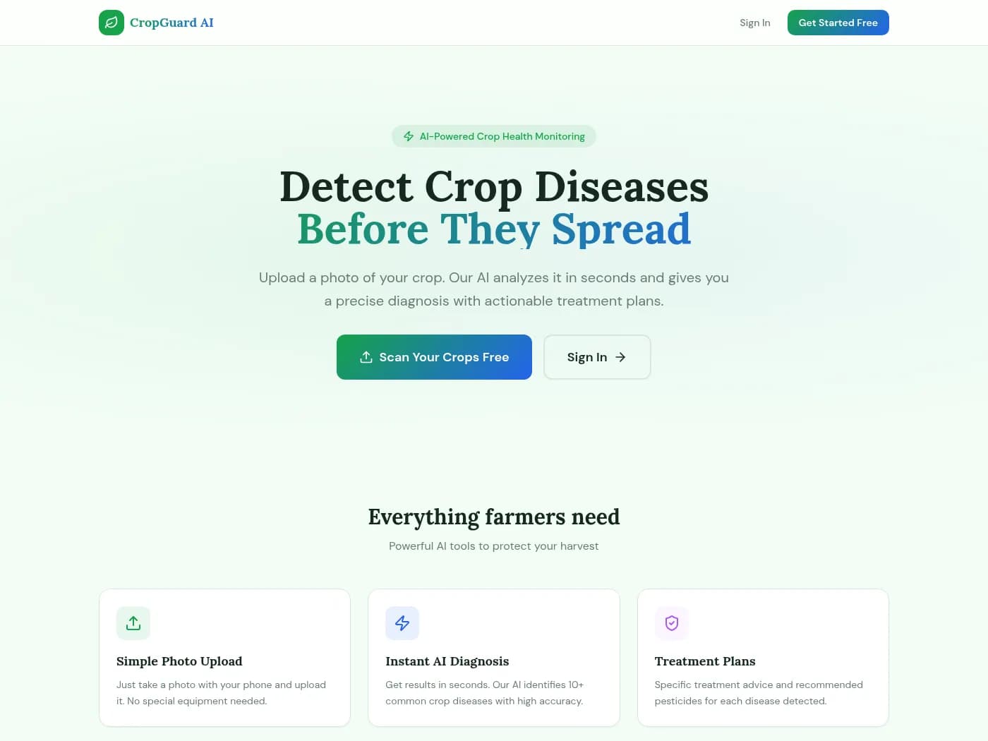 AI Crop Disease Detector