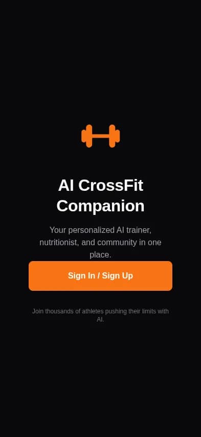 AI CrossFit Companion