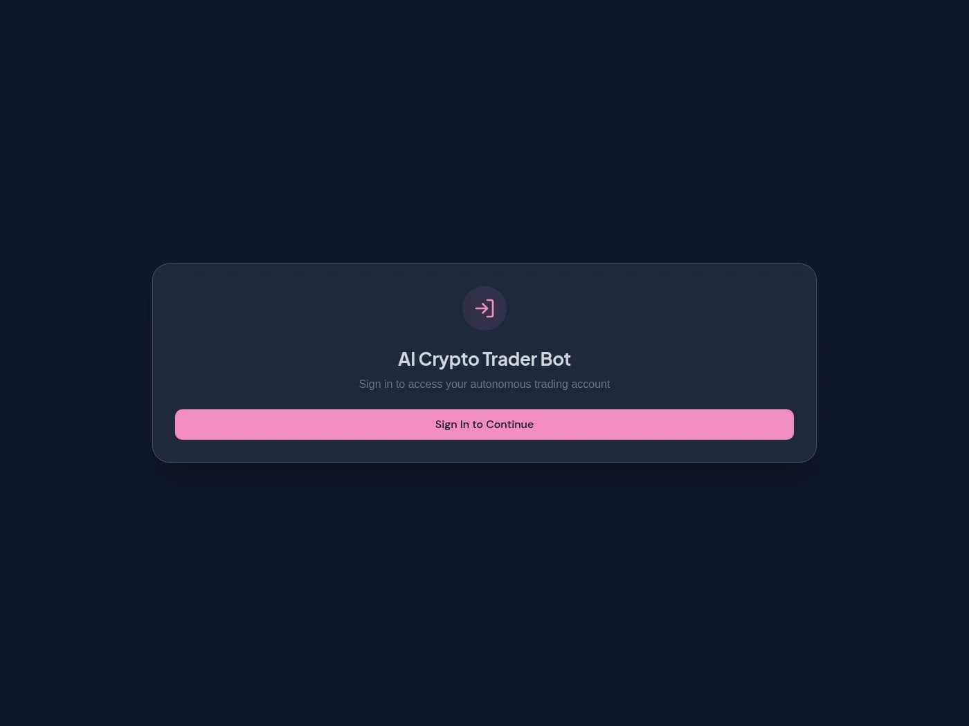 AI Crypto Trader Bot