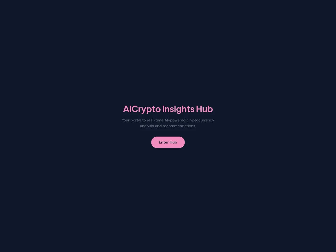 AICrypto Insights Hub
