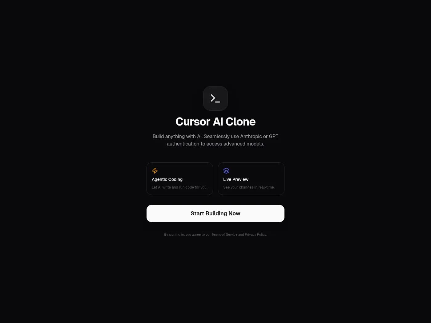 AI Cursor Clone