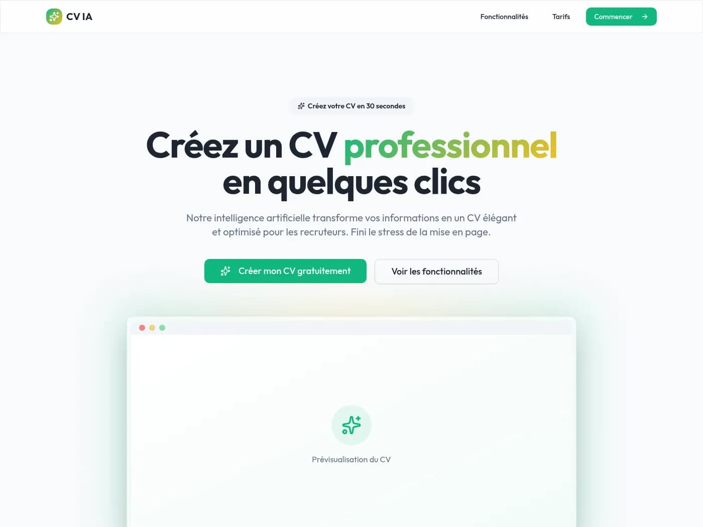 AI CV Builder