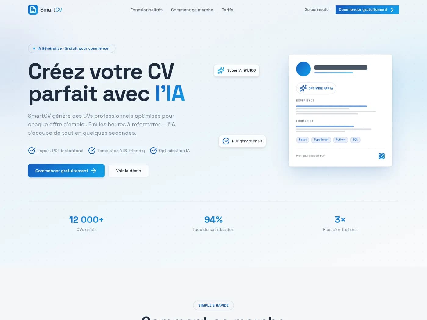 SmartCV Builder