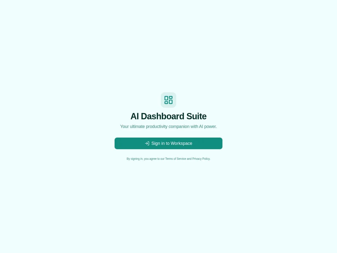 AI Dashboard Suite