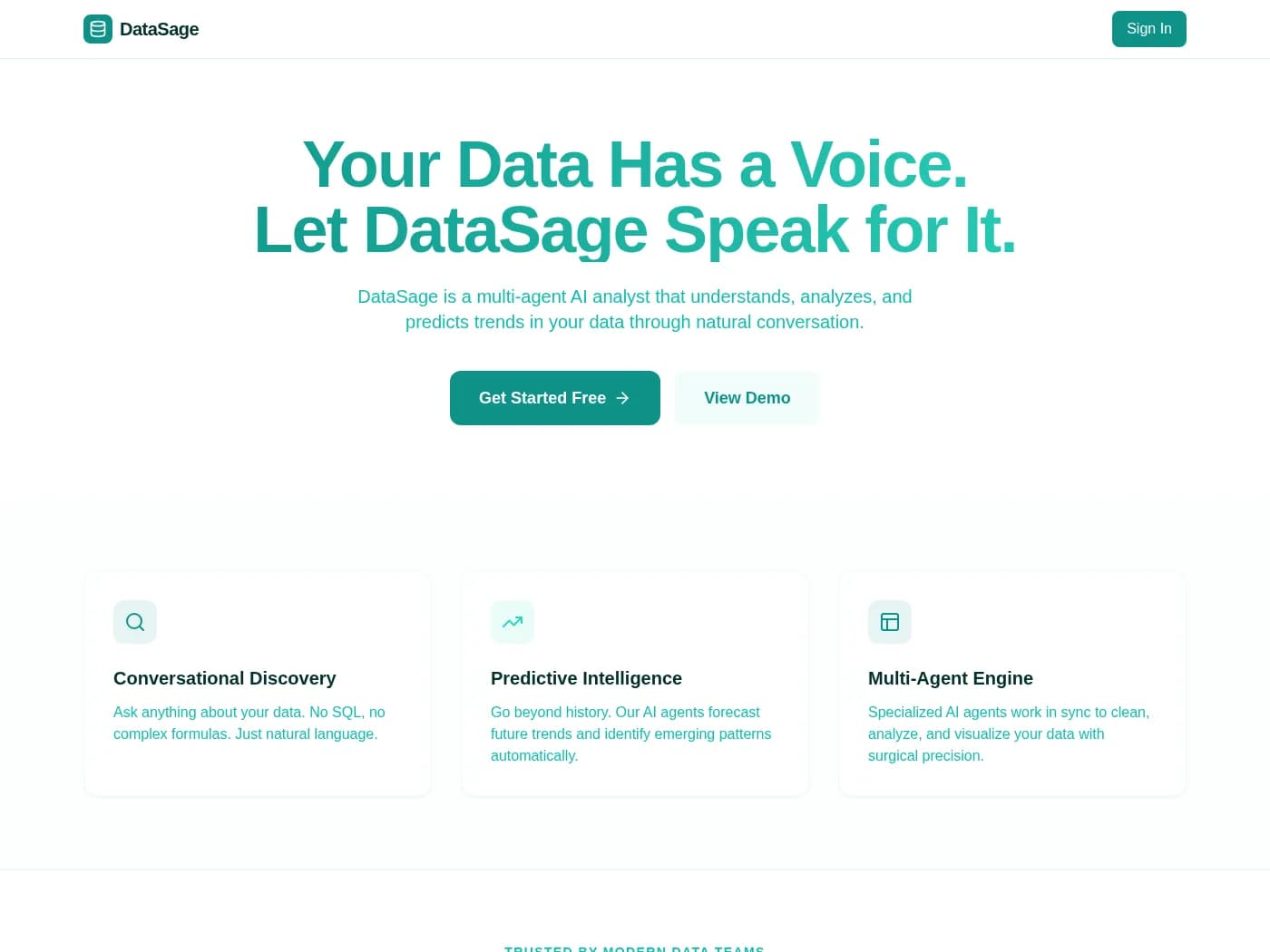 DataSage AI Analyst