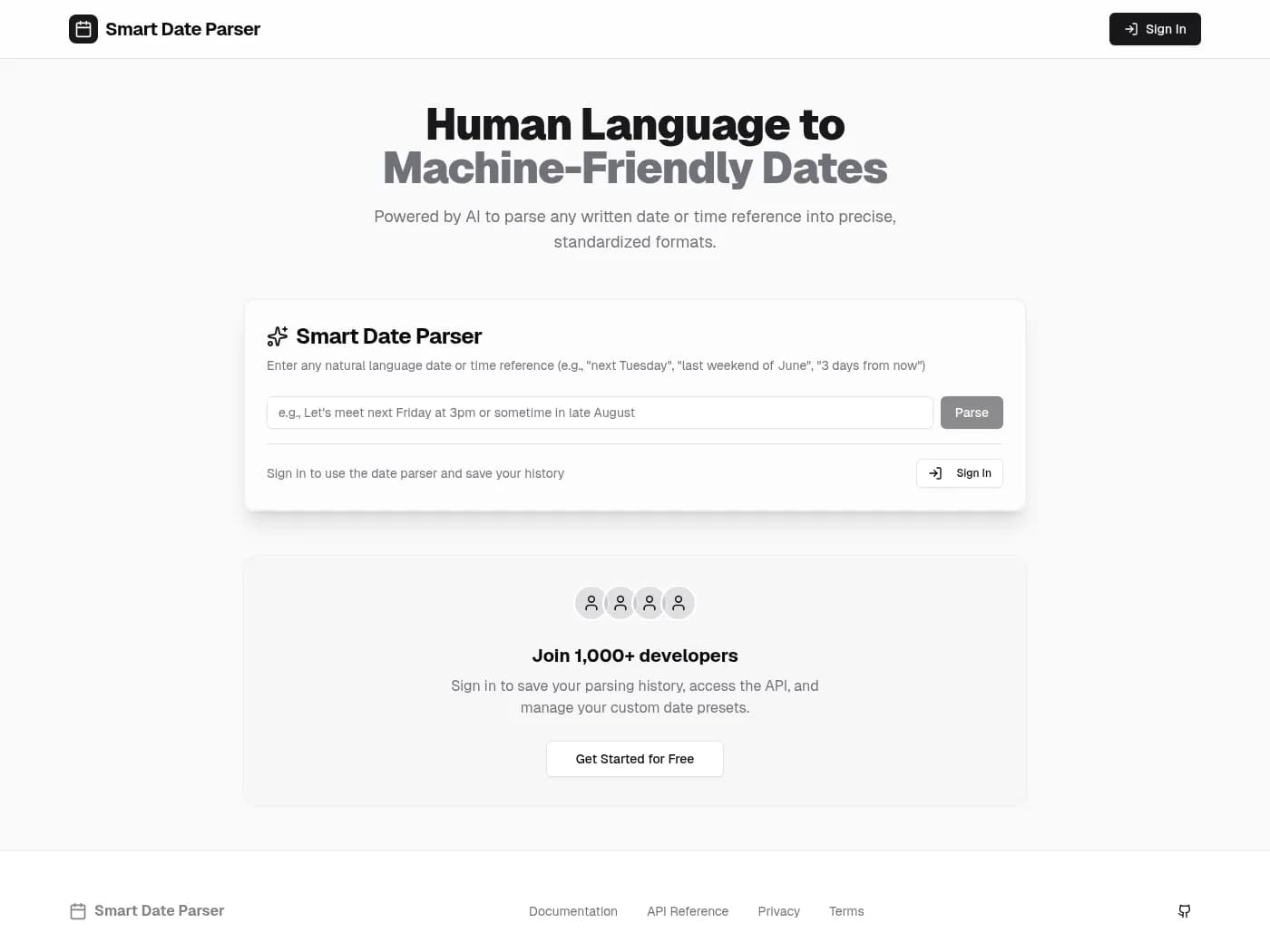 Smart Date Parser