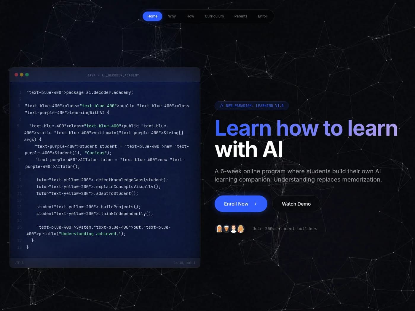 AI Decoder Academy Site