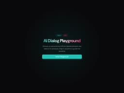 AI Dialog Playground