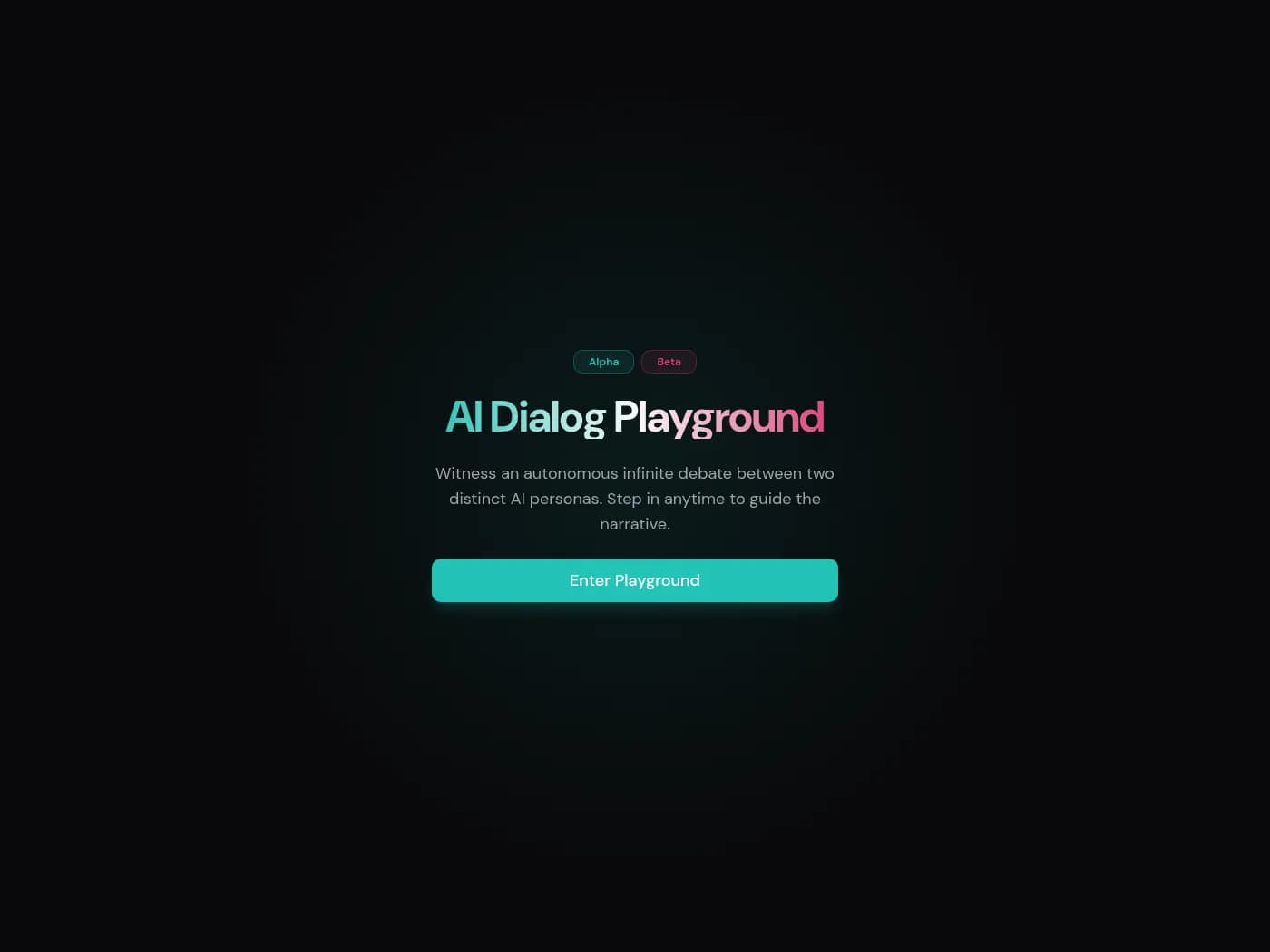 AI Dialog Playground