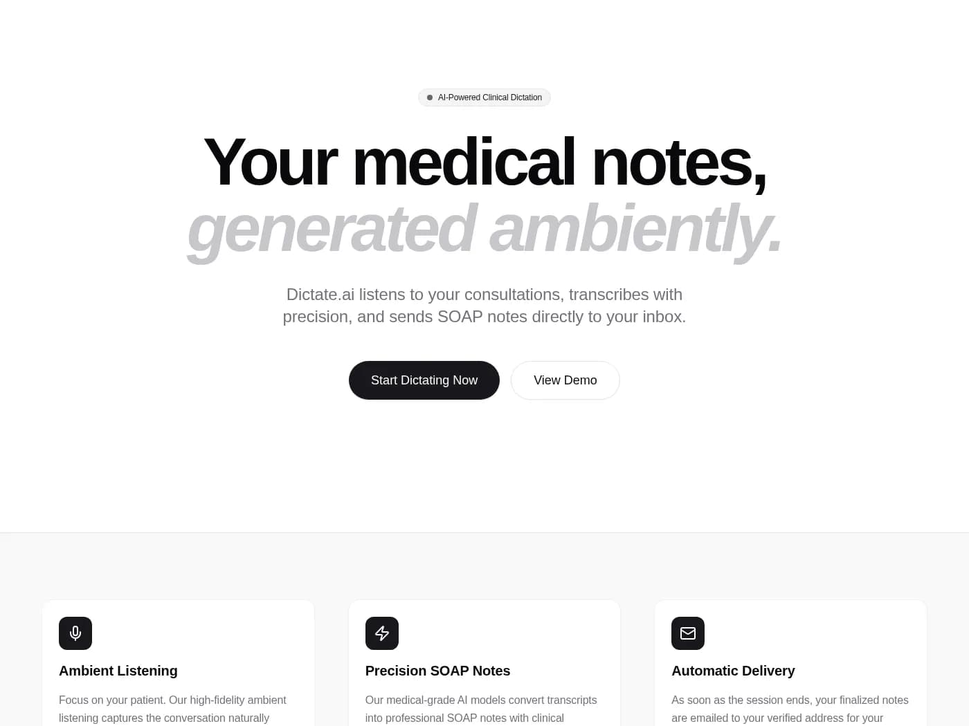 Dictation Note Assistant