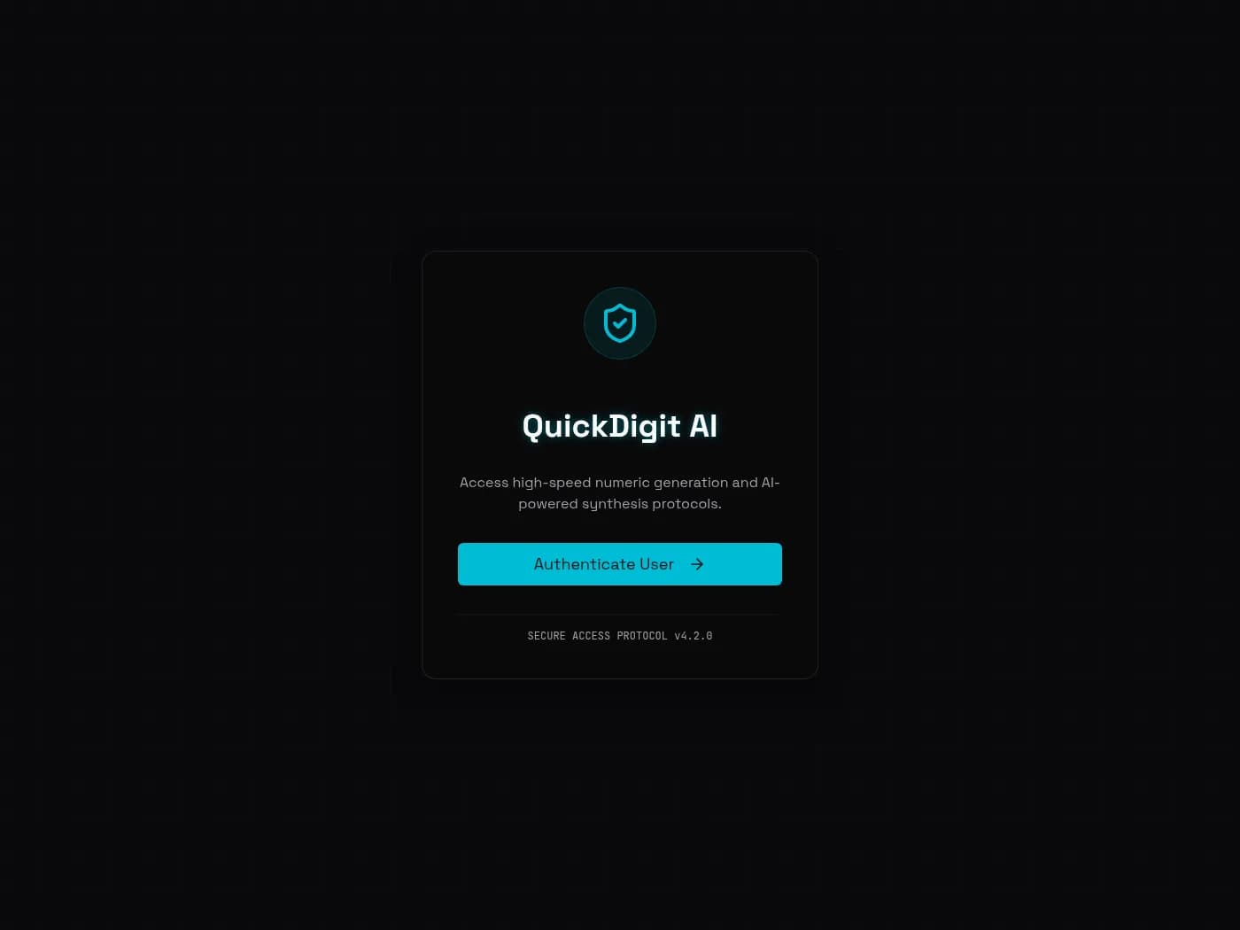 QuickDigit AI