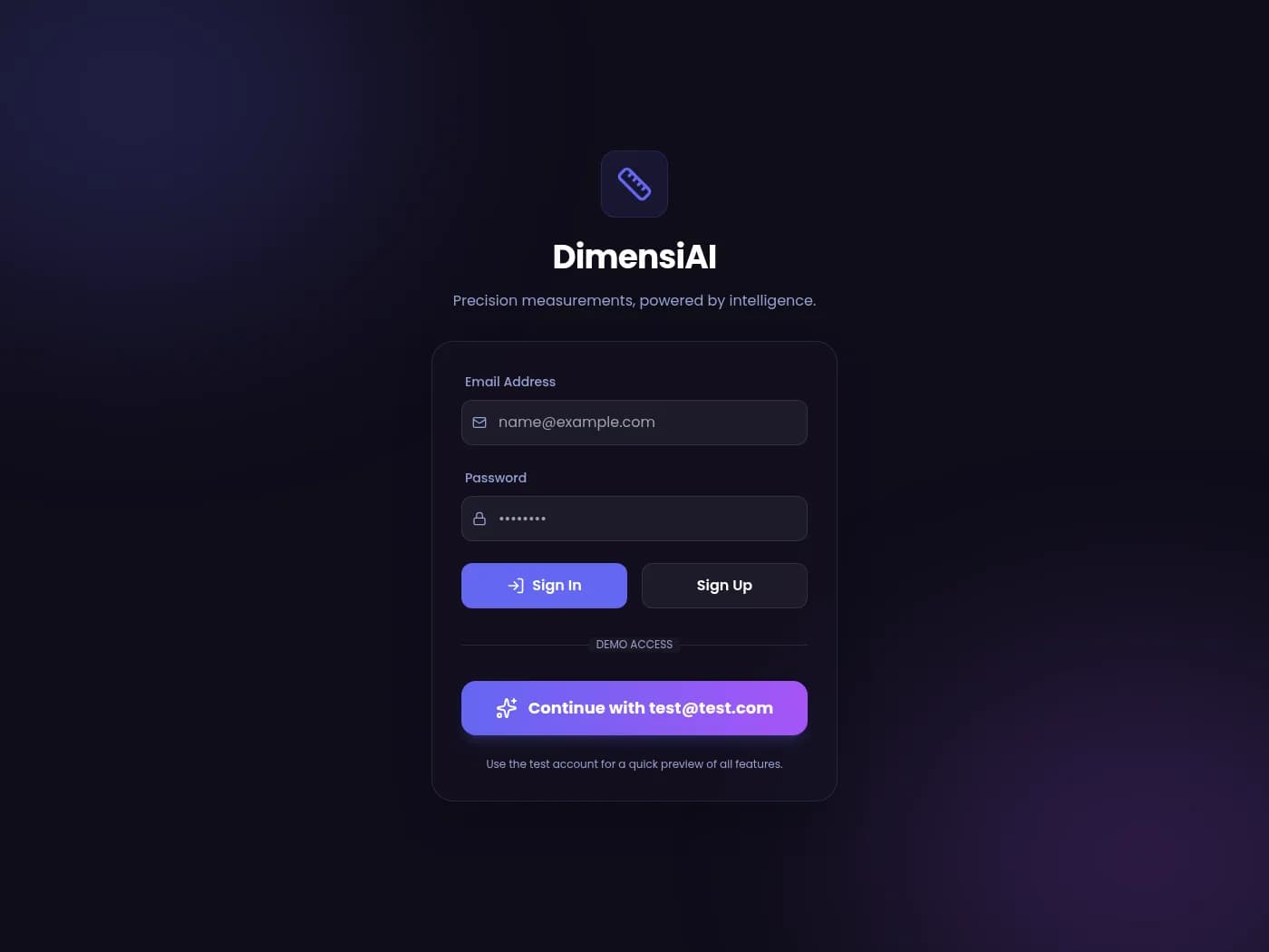 DimensiAI Web App