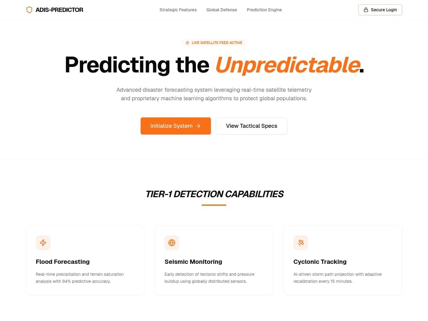 AI Disaster Predictor
