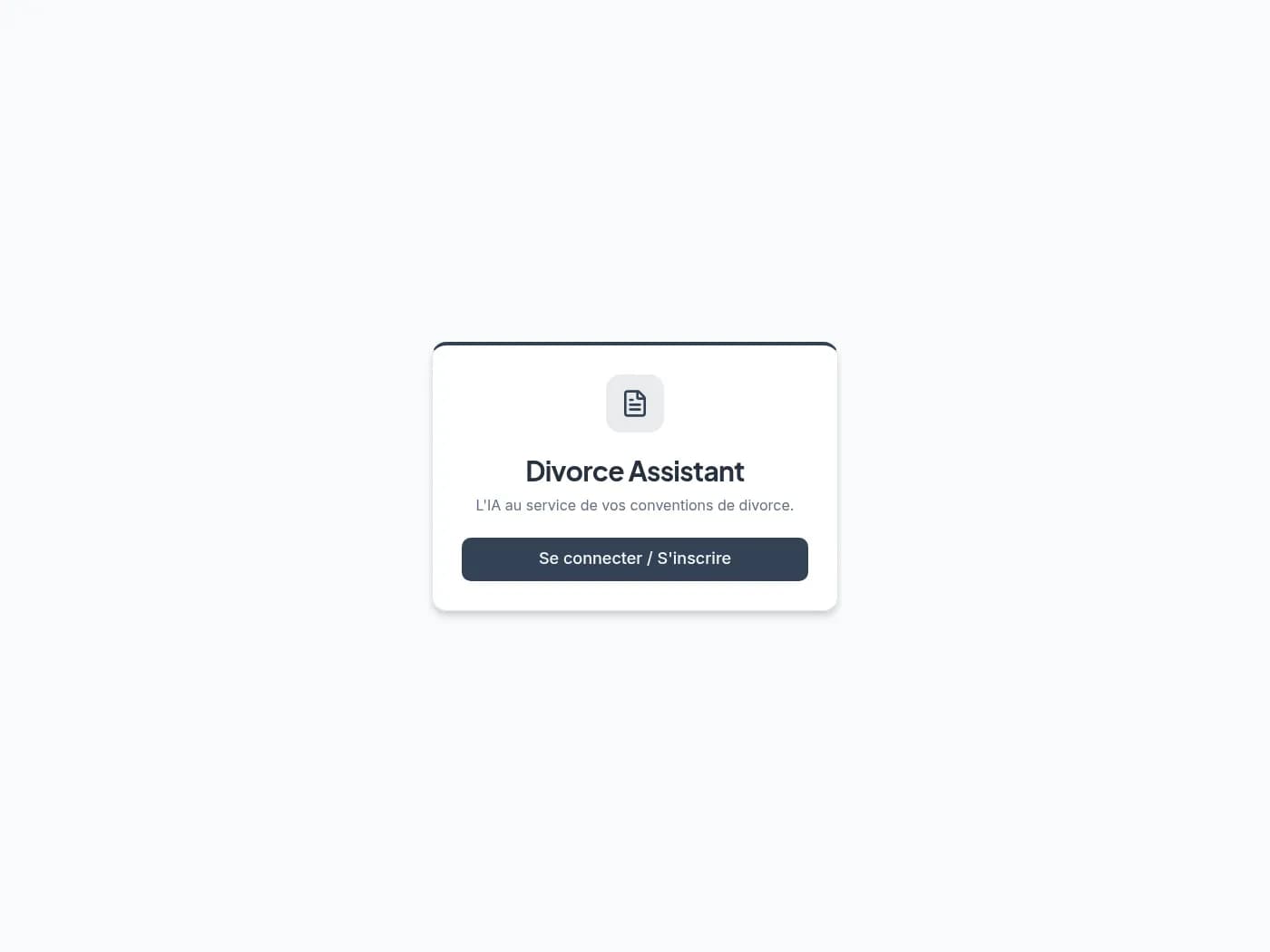 Divorce Convention Assistant