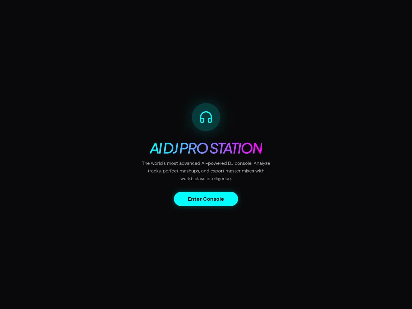 AI DJ Mix Station