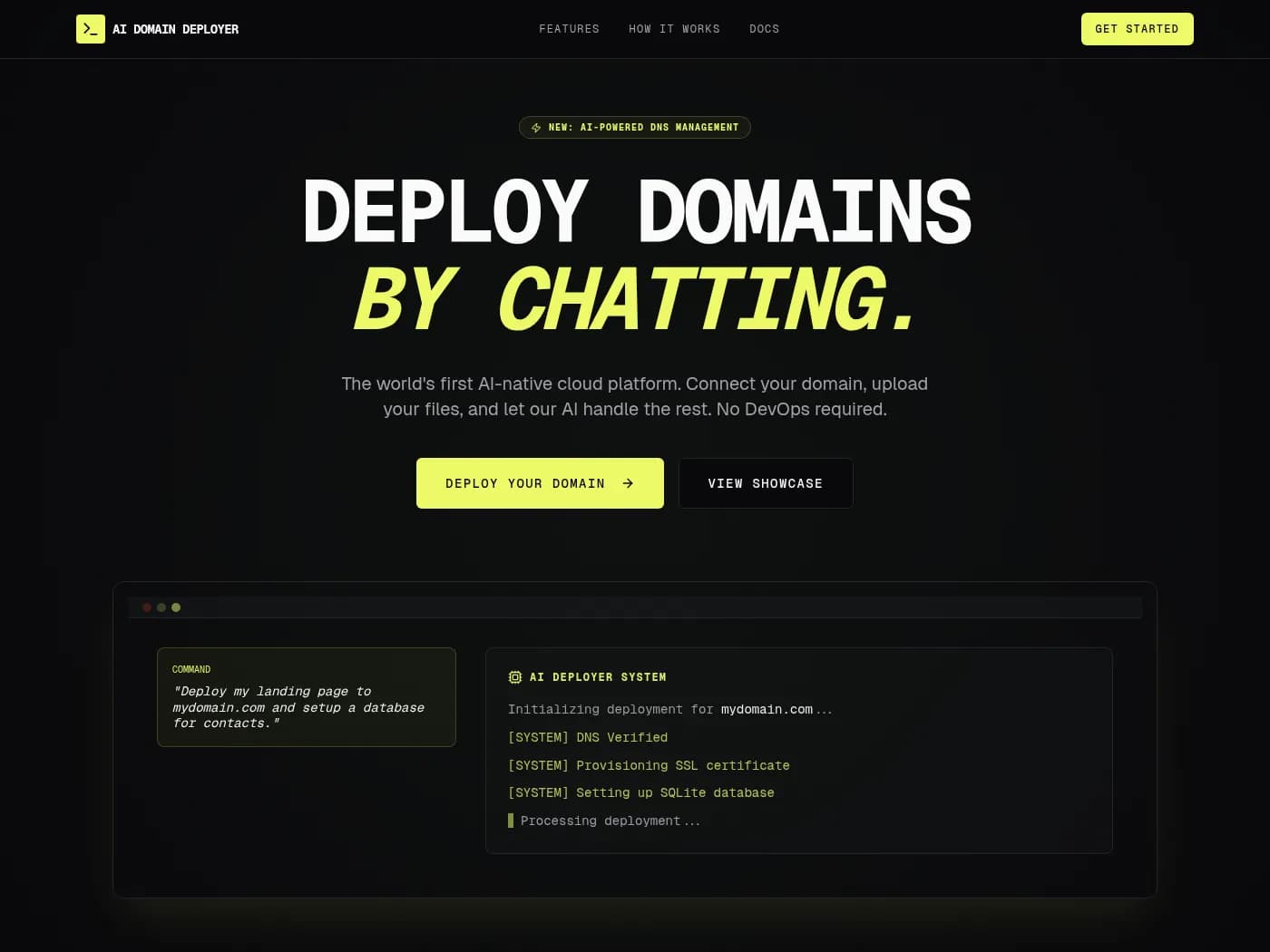 AI Domain Deployer