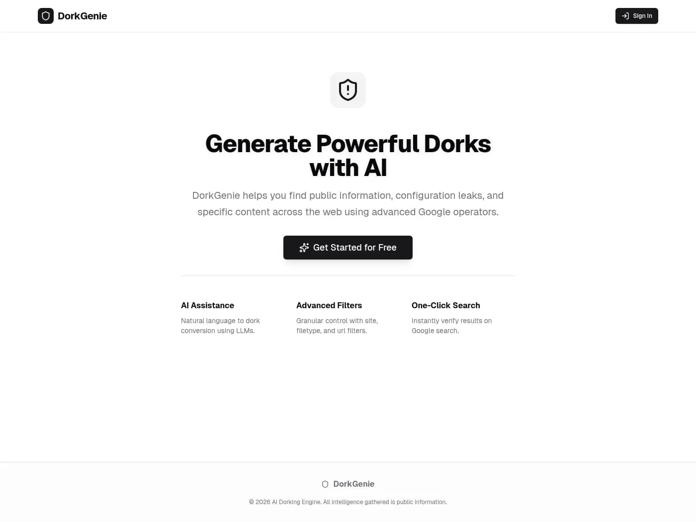 AI Dork Genie