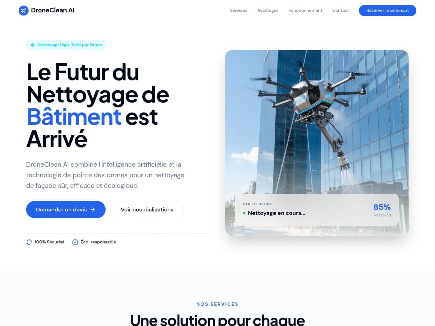 DroneClean AI Site