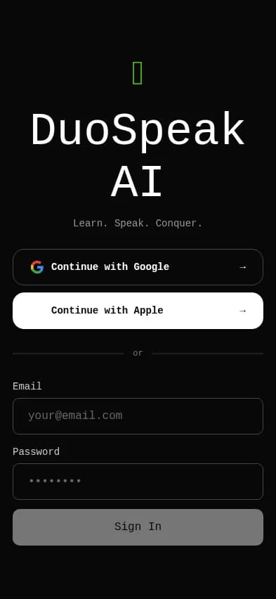 AI DuoSpeak Mobile