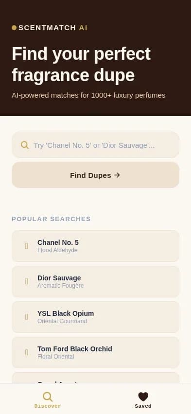 ScentMatch AI