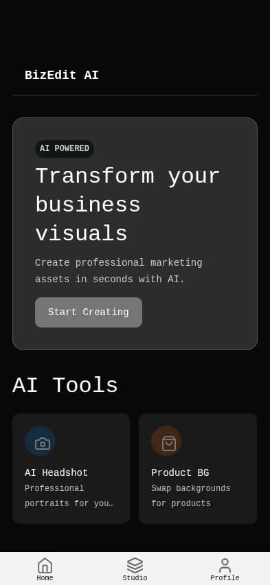 BizEdit AI Studio