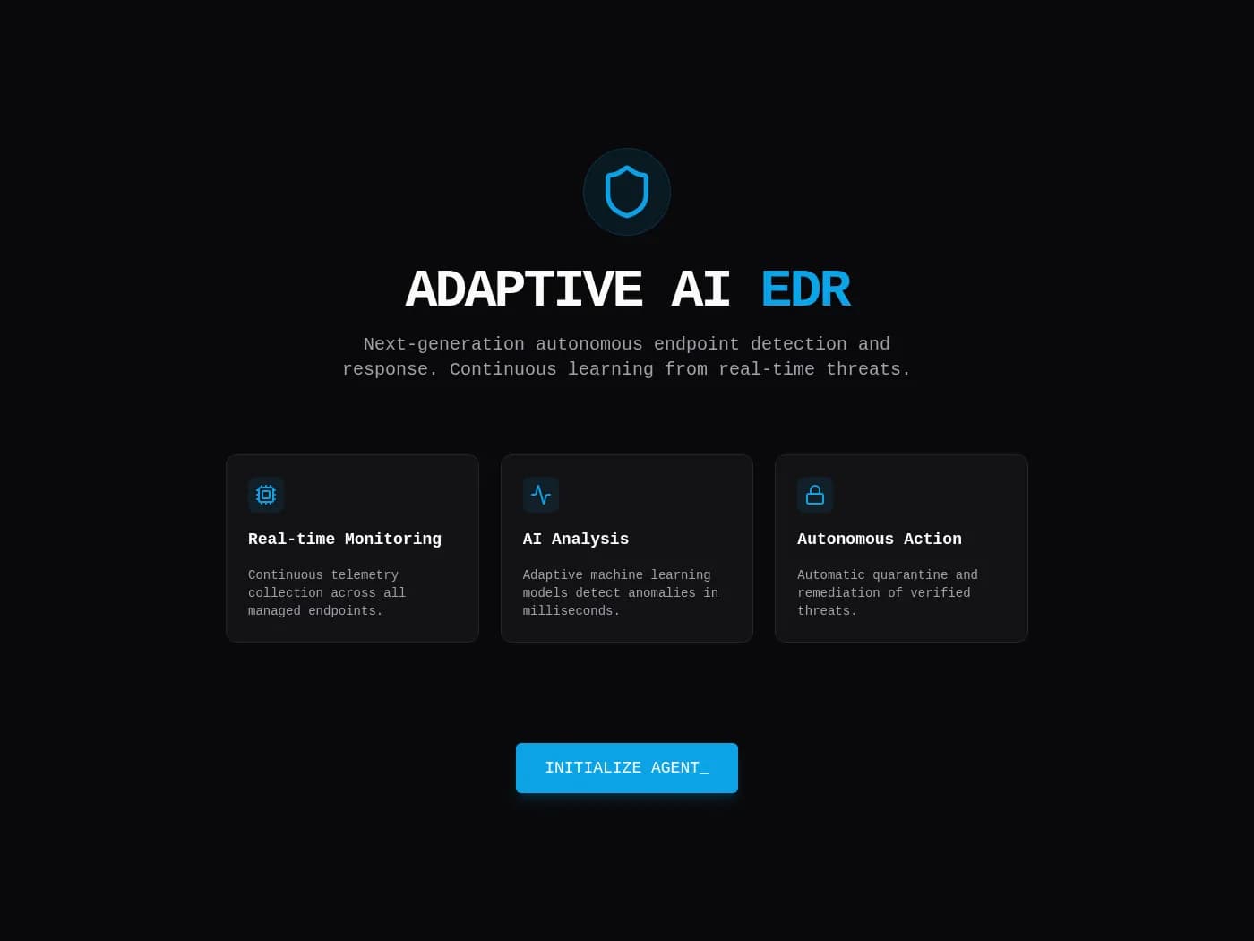 Adaptive AI EDR