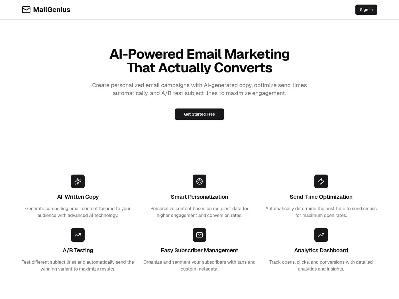 MailGenius AI Platform