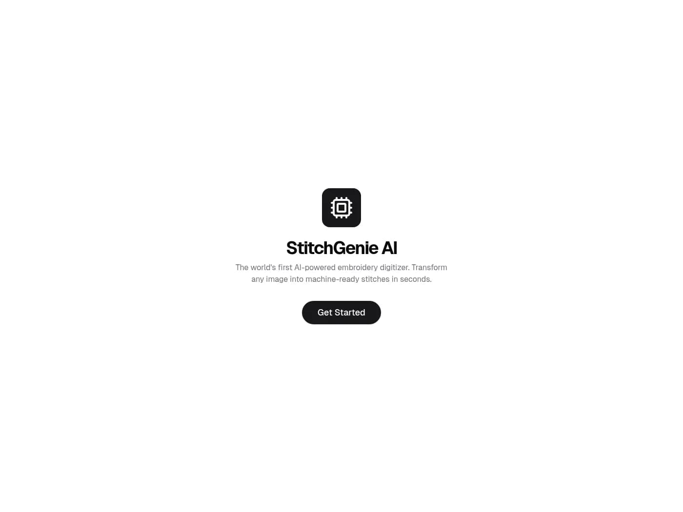 StitchGenie AI Embroidery