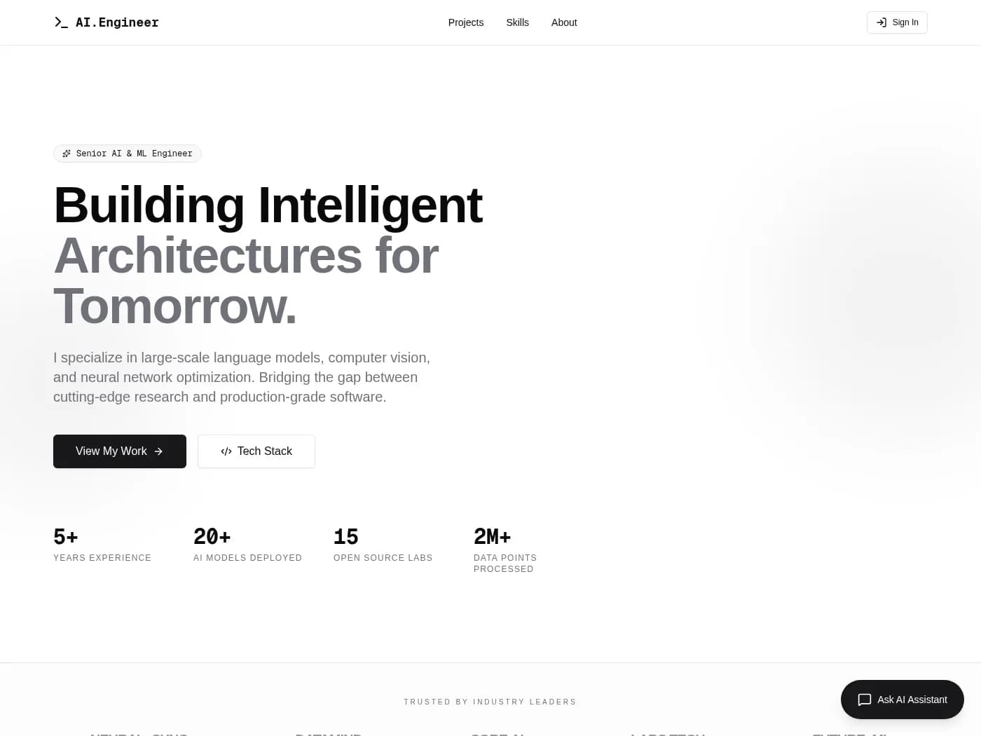 AI Engineer Portfolio