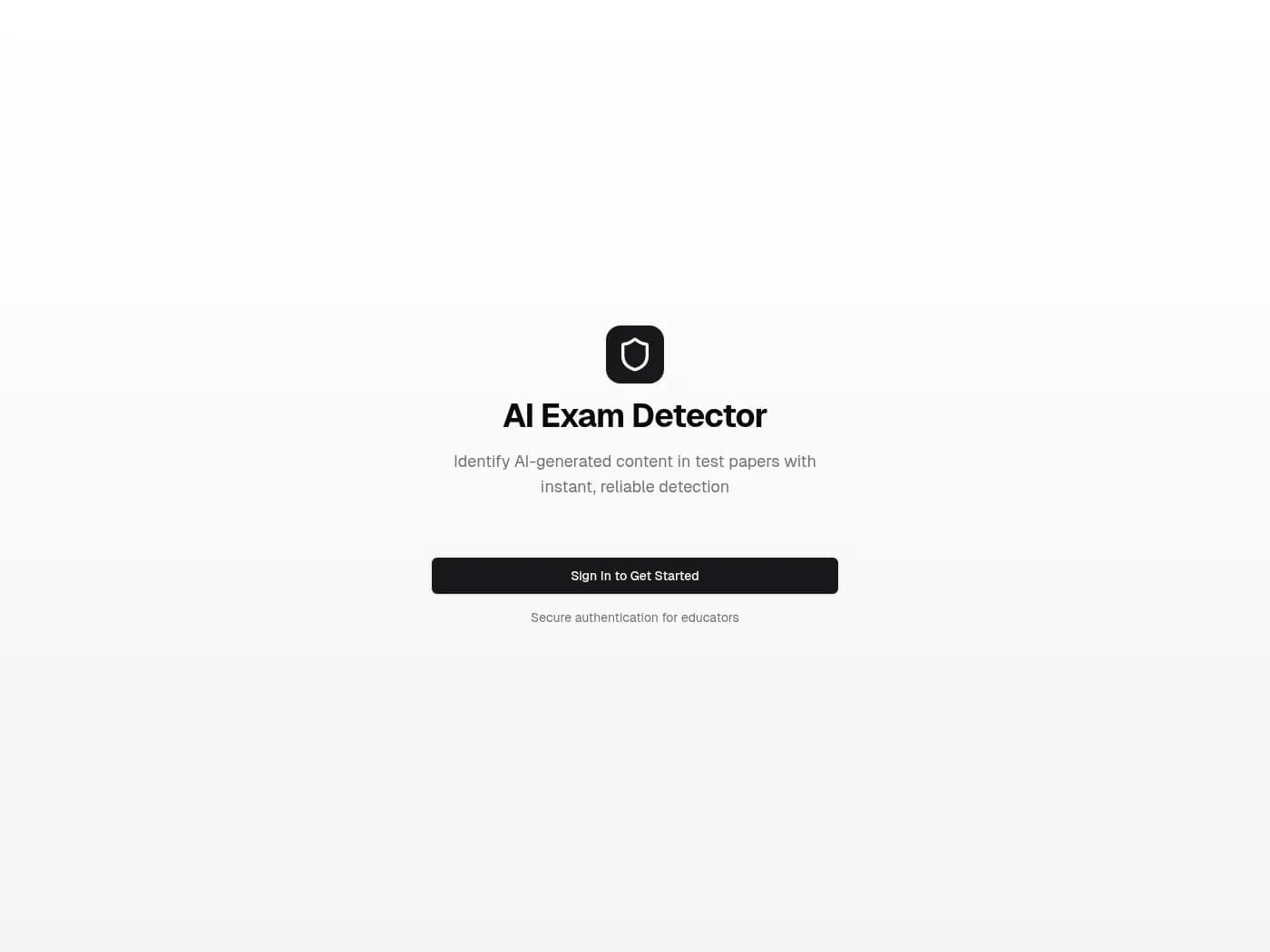 AI Exam Detector