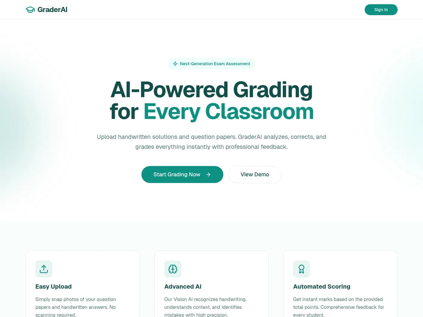 AI Exam Grader