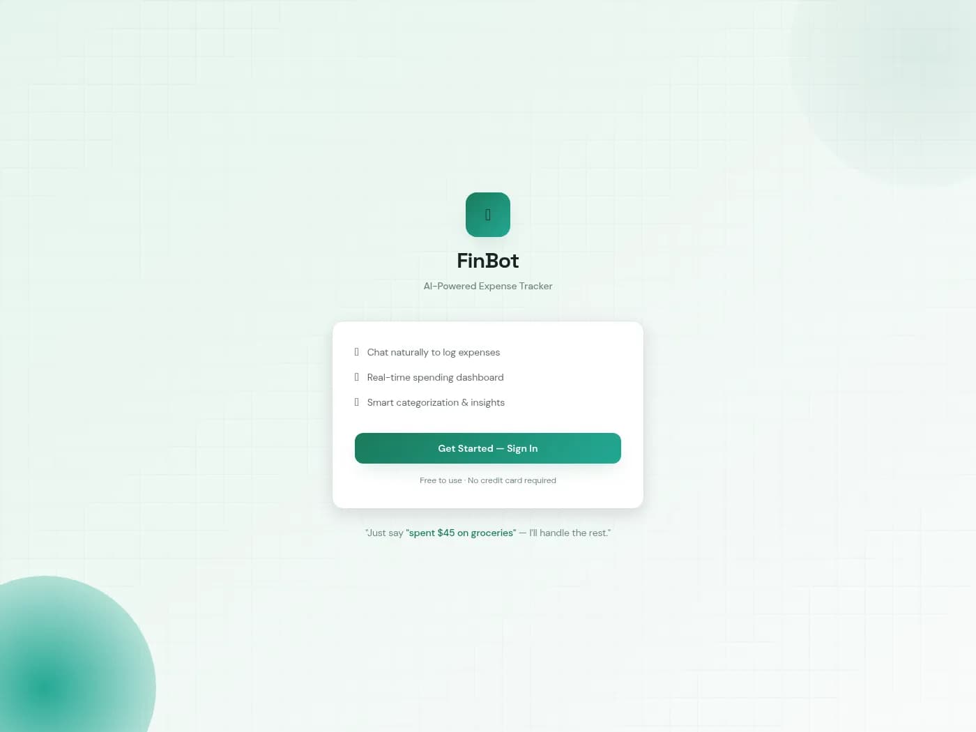AI Expense Chatbot